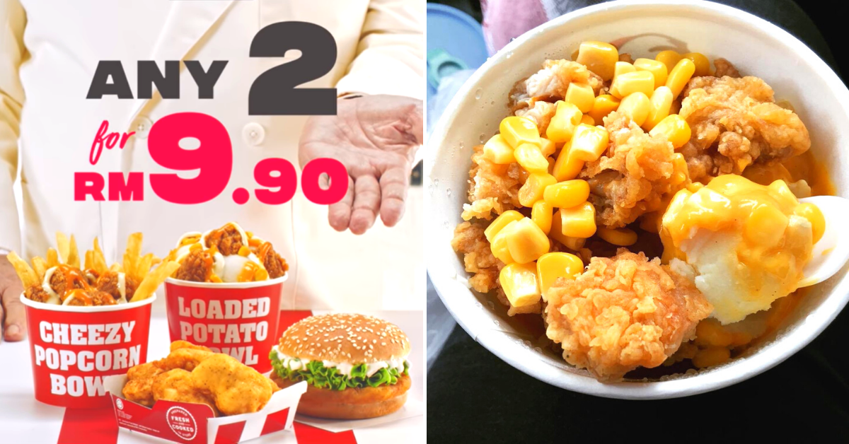 You Can Now Get 2 KFC All Time Favourite Meals For Only RM9.90 - KL Foodie