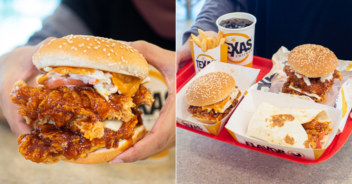 Texas Chicken Brings Back Fire Dragon Monster Burger & Wrap For A ...