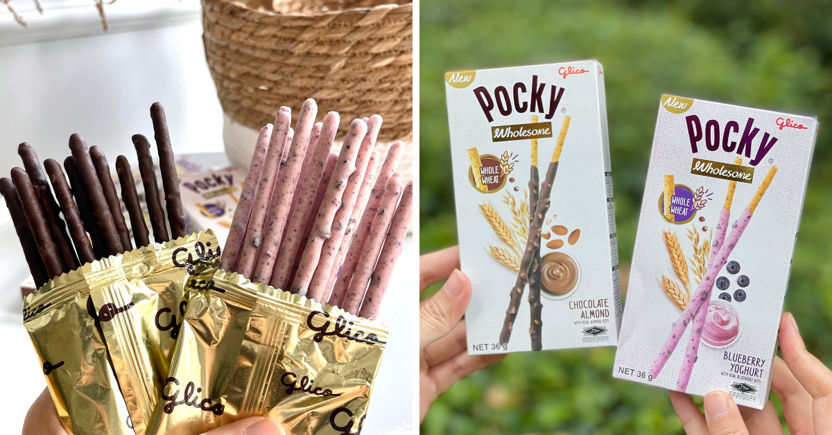 Pocky Launches NEW Blueberry Yogurt & Chocolate Almond Sticks That’s ...