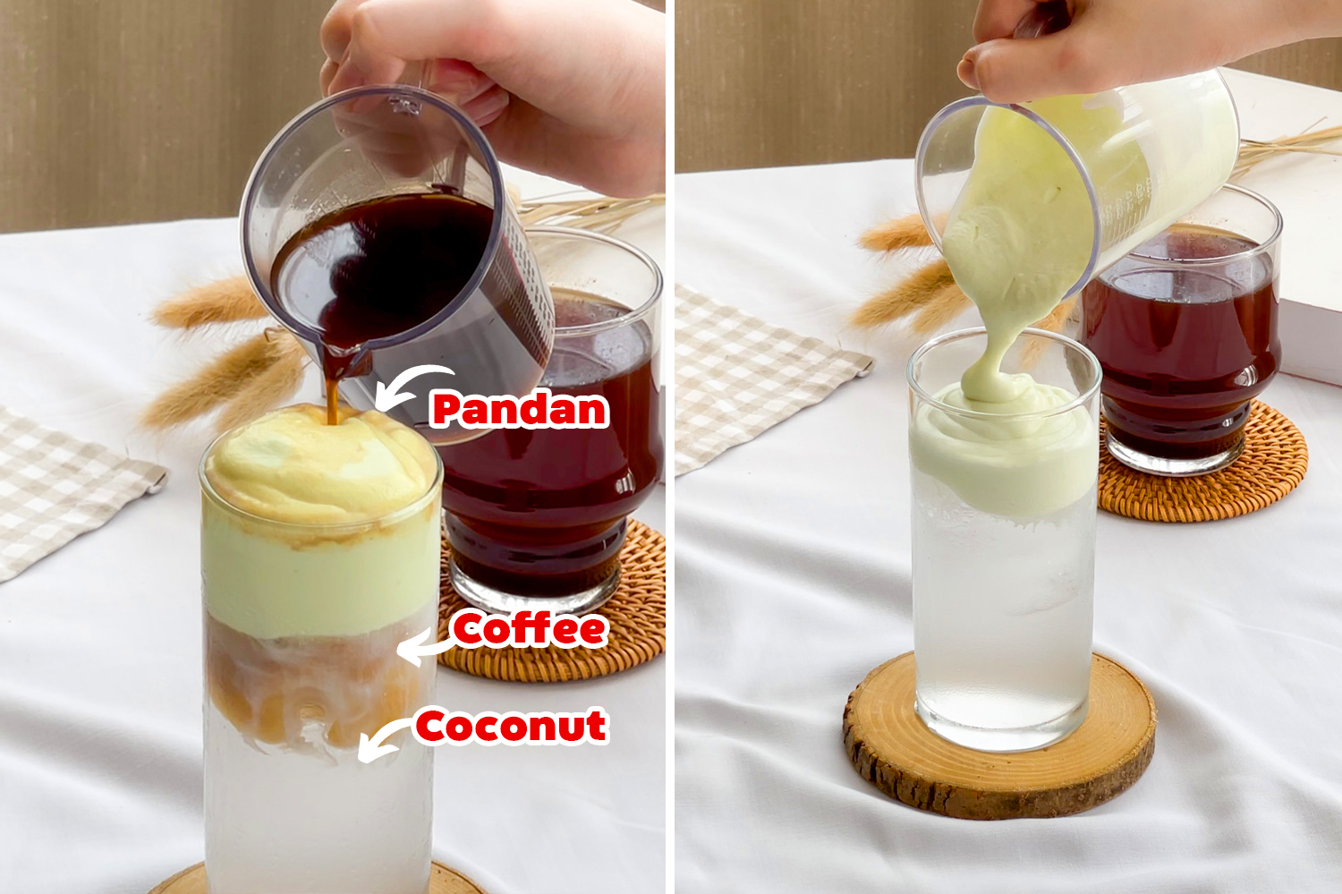 Here's How To Make Café-Style Pandan Coconut Latte At Home - KL Foodie