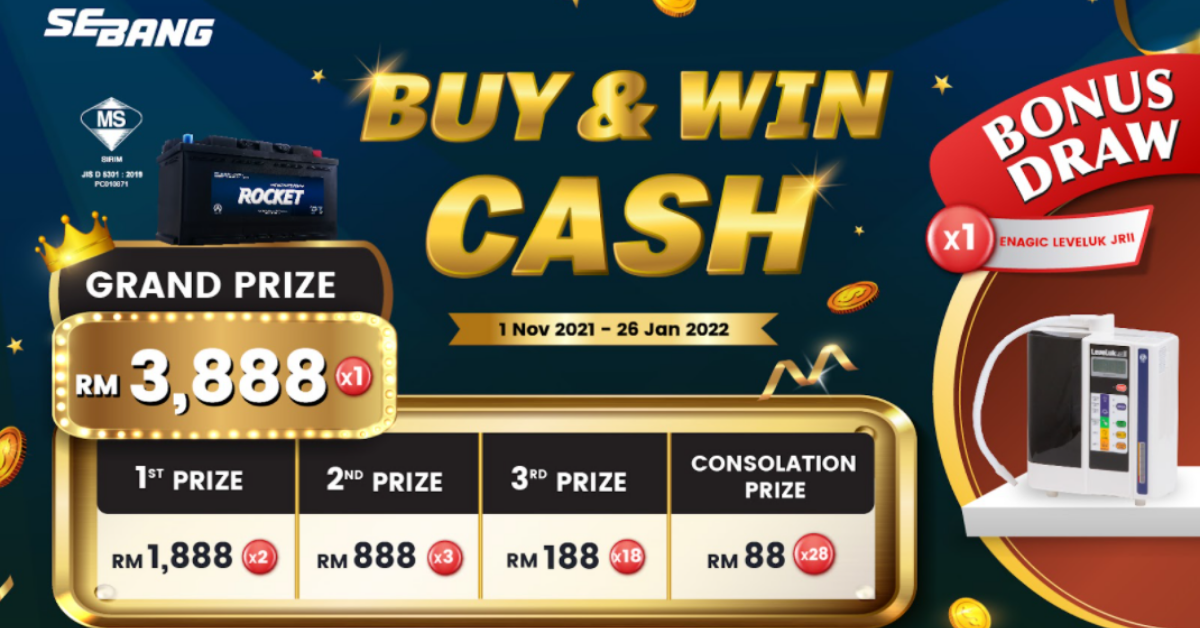 Sebang Global Malaysia Launches Buy & Win Cash Contest With Prizes Up ...