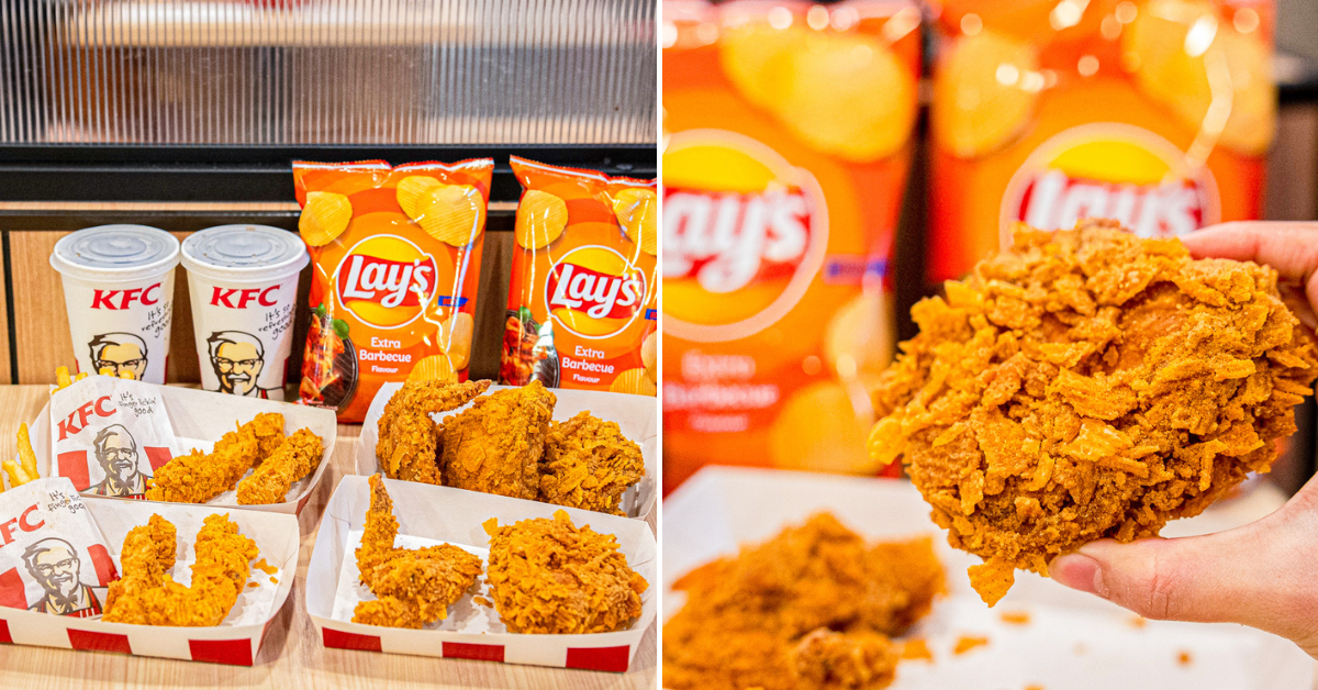 We Spotted Lay's x KFC Limited Time Menu Exclusively At Two KFC Outlets ...
